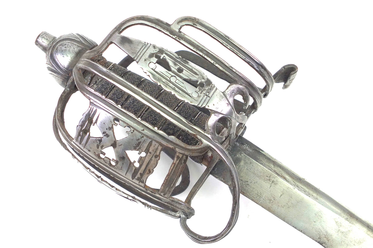 Royal Horse Guards Officers Basket Hilt Back Sword. SN 9134 – West ...