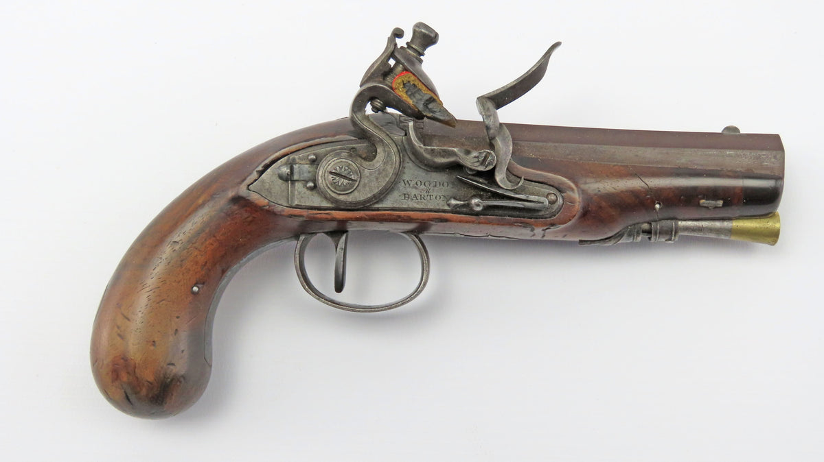 Cased Pair of Small Flintlock Belt Pistols by Wogdon & Barton. Ref X34 ...
