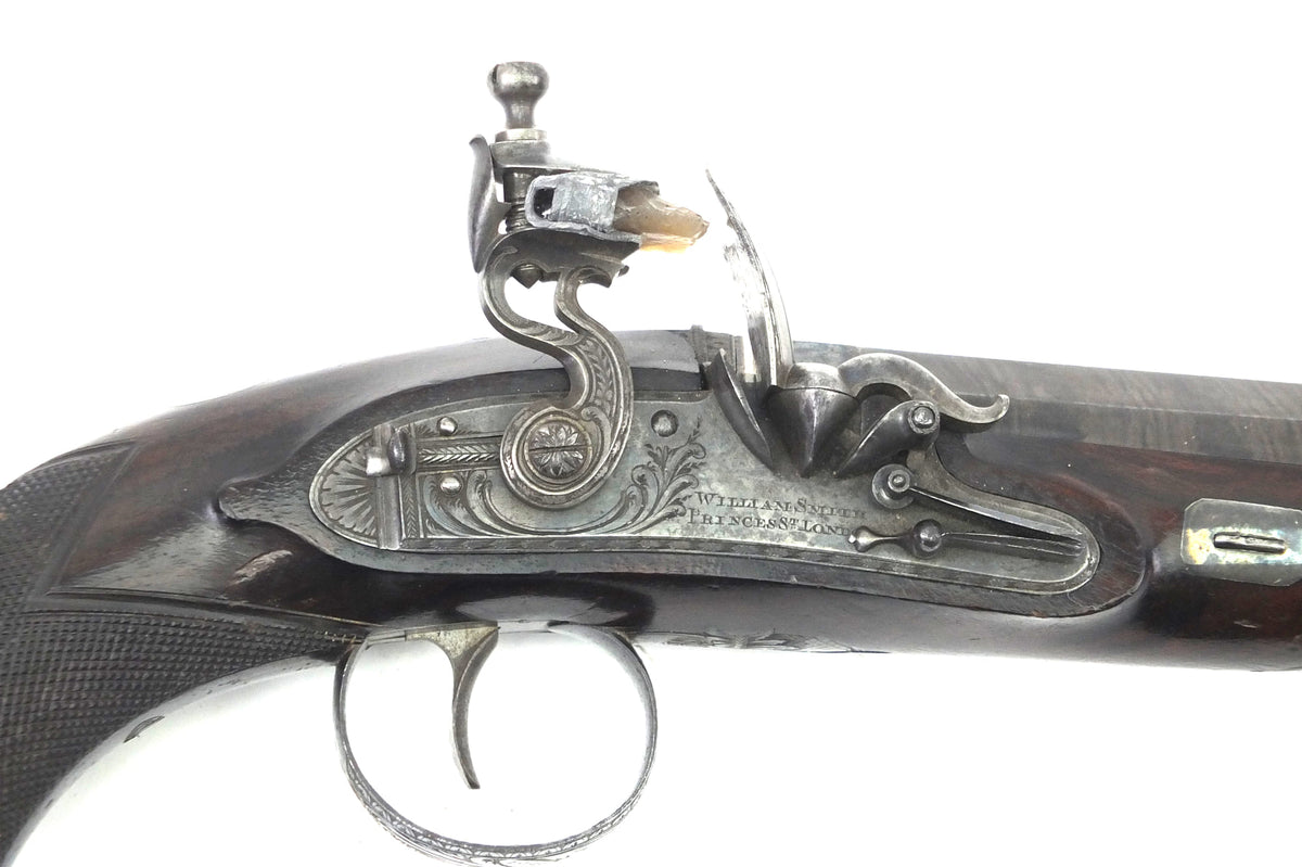 Flintlock Duelling Pistols by William Smith, very fine pair. SN 9118 ...