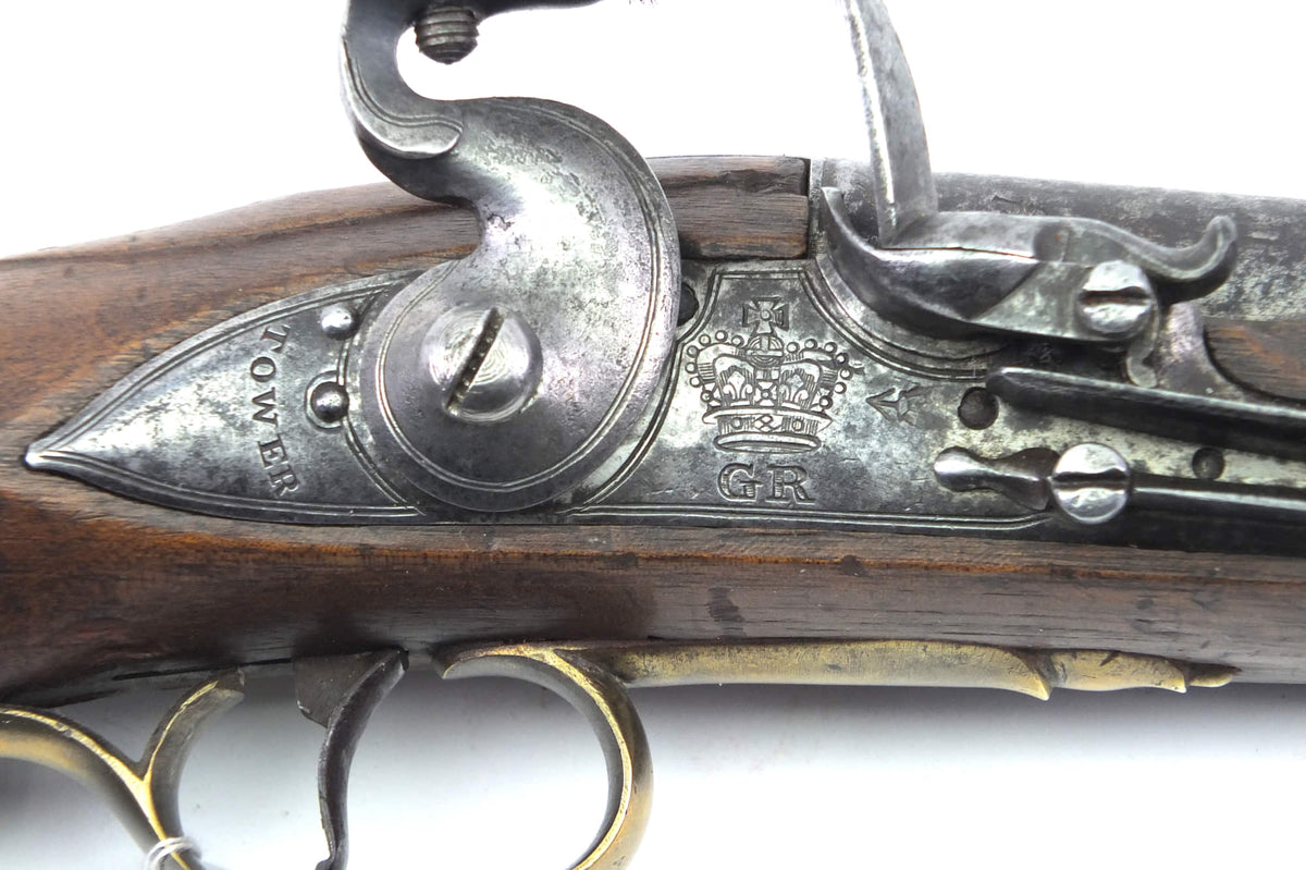 Land Service Flintlock Heavy Dragoon Pistol, Pattern 1756/81. SN 9098 ...
