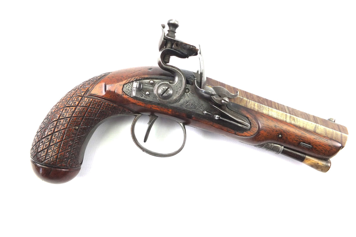Flintlock Overcoat Pistol by Barton, Fine & Rare. Ref 9178 – West ...