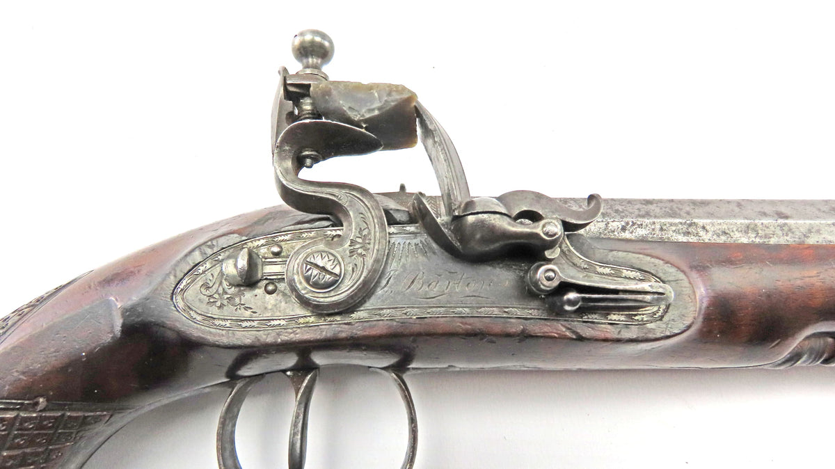 Flintlock Overcoat Pistols by Barton, Fine & Rare. Ref X3320 – West ...