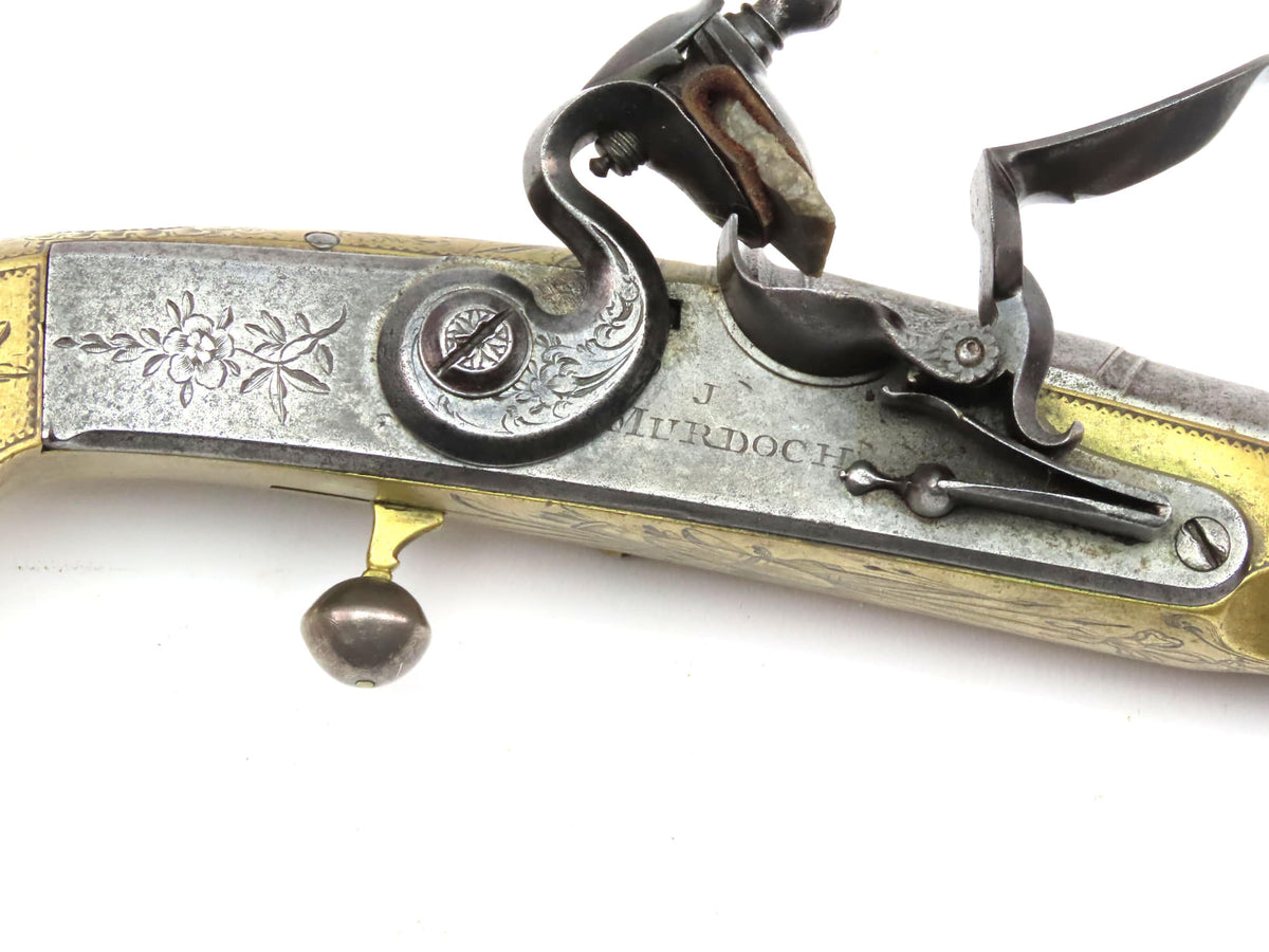 Scottish Flintlock Dress Pistol by John Murdoch, Fine. Ref X3274 – West ...