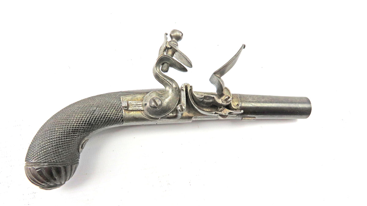 Flintlock Side Action Travelling Pistols by Mortimer, Very Fine Cased ...
