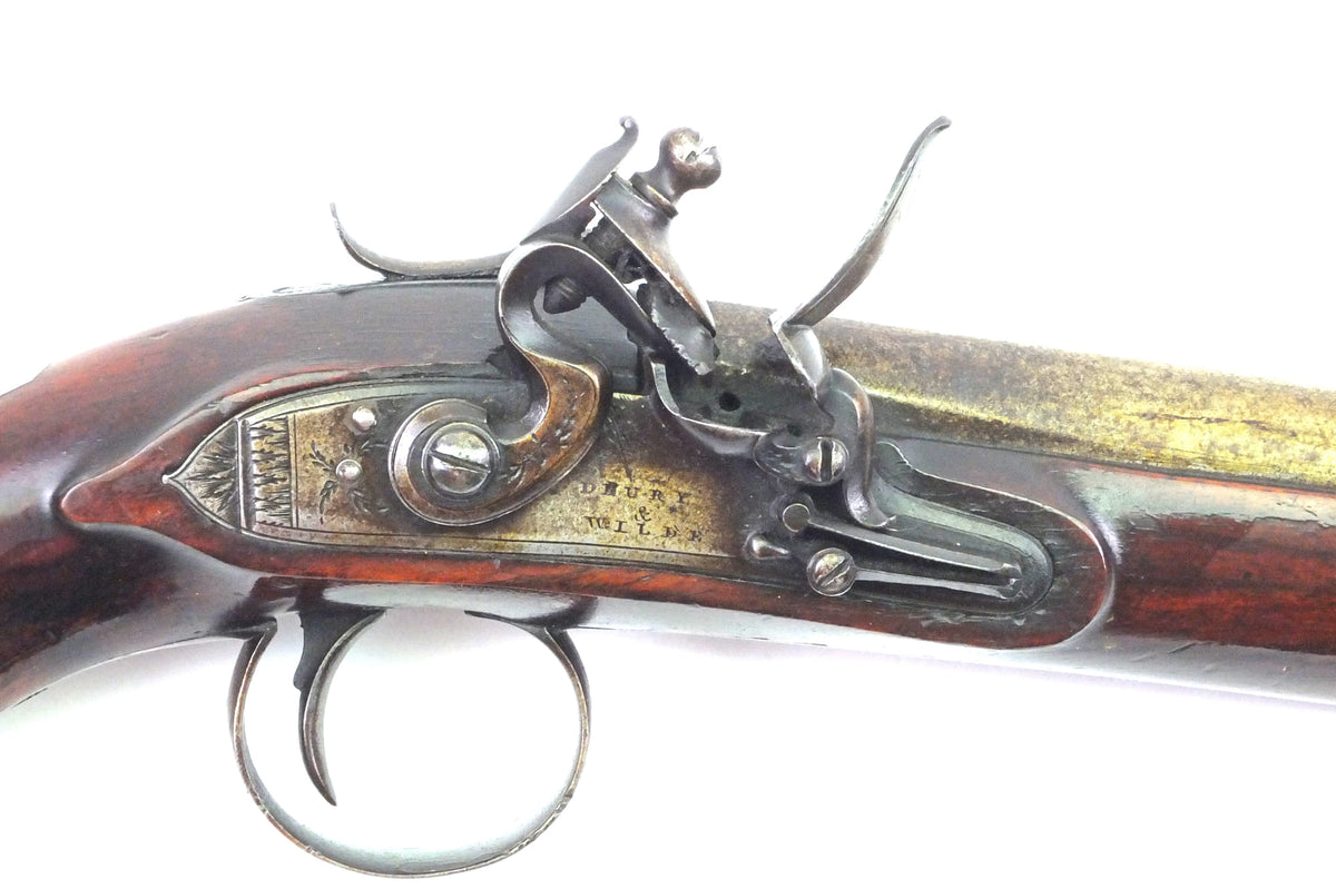 Naval Officers Flintlock Pistol with spring bayonet. SN X3009 – West ...