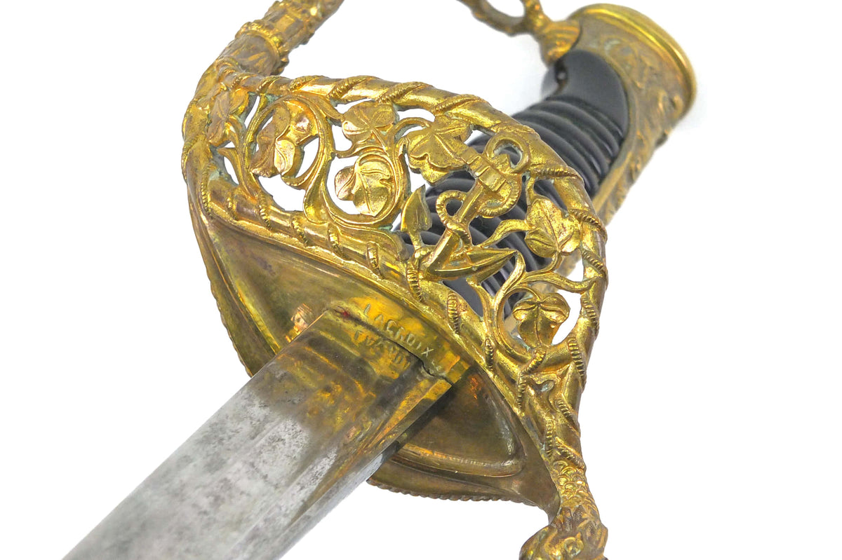 French 1837 Naval Officers Sword. SN X3118 – West Street Antiques