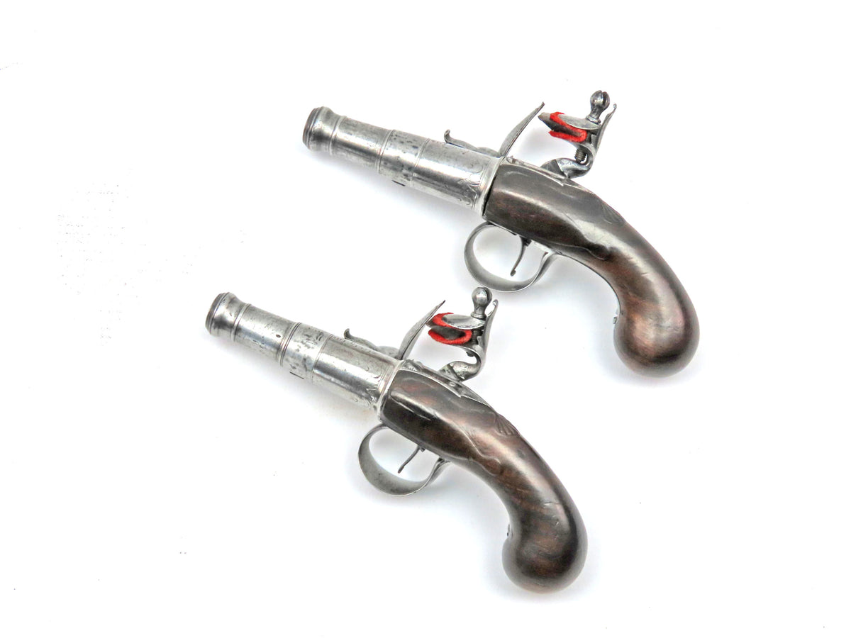 Small Pair of Griffin Flintlock Toby Pistols. Ref 9192 – West Street ...