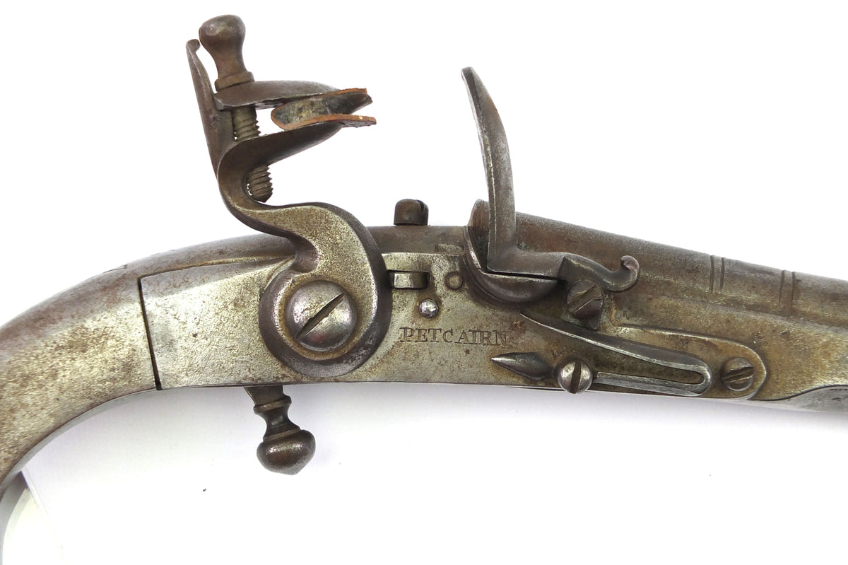 Royal Highland Regiment Scottish Flintlock Pistol by Petcairn, rare. S ...