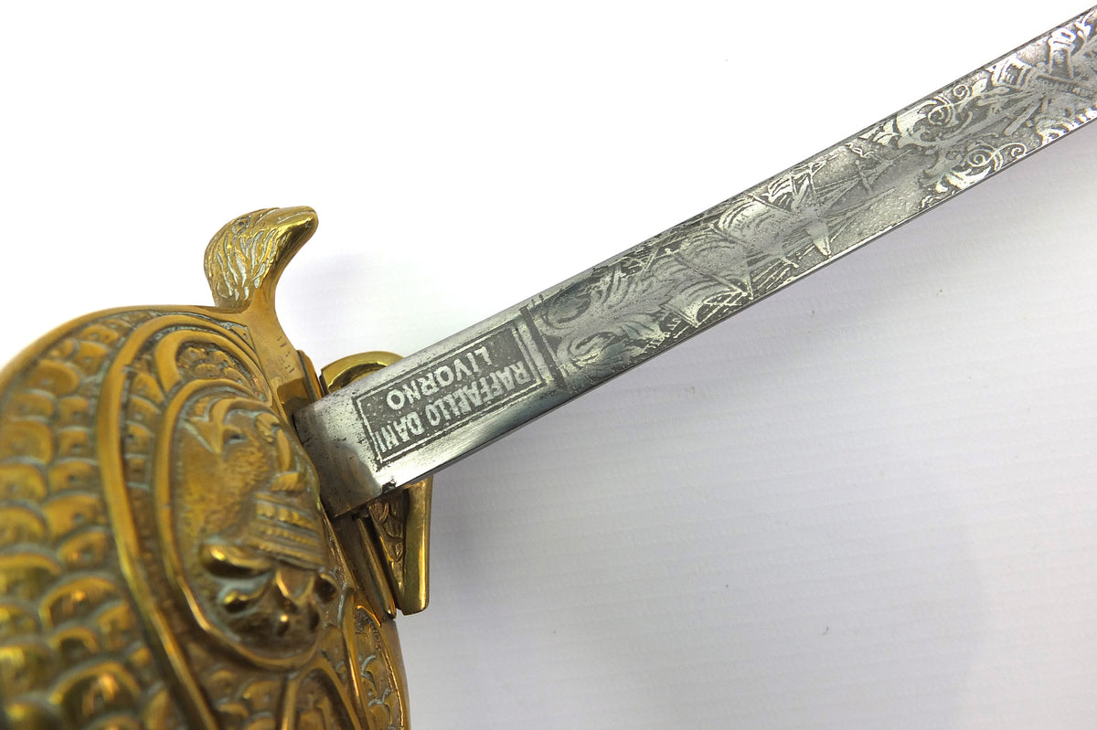 Italian Regia Marina Officers Sword. Ref X3114 – West Street Antiques