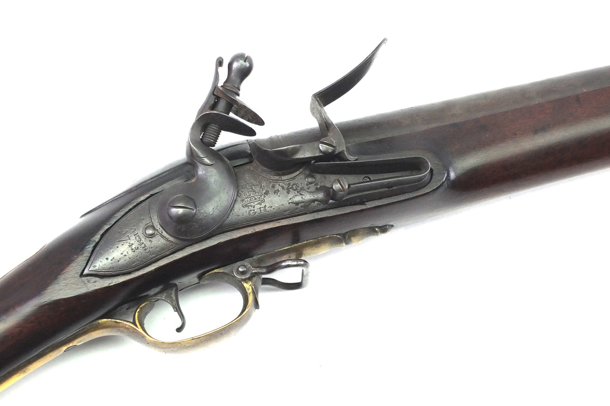 Long Land Pattern 1742 Flintlock Service Musket, Very Rare. SN 9120 ...