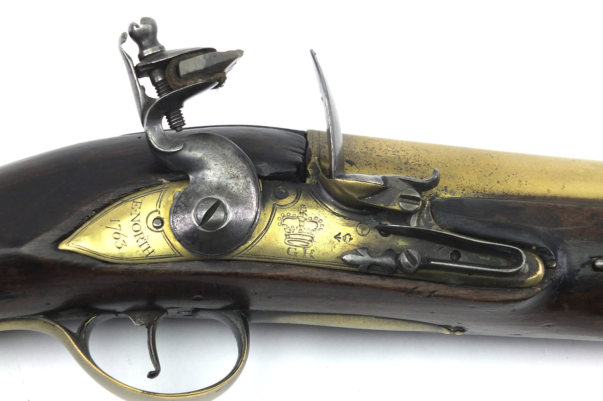 Naval Flintlock Flare Gun by North, Rare. SN X3061 – West Street Antiques