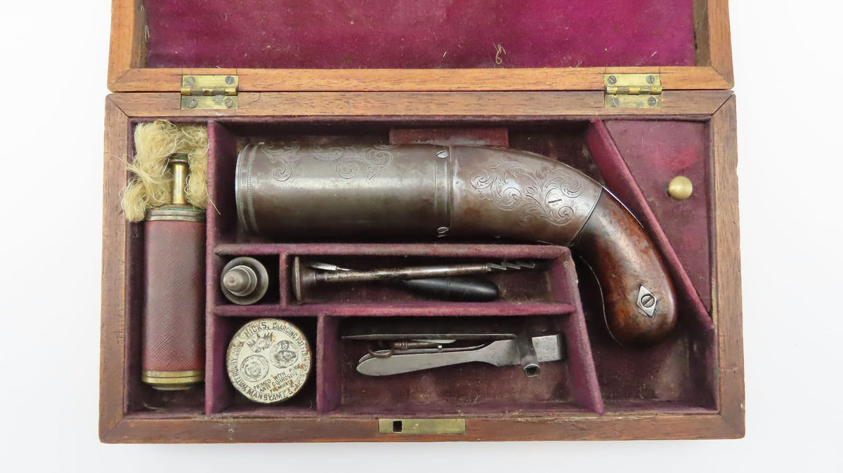 Pecare & Smith Ten Shot Pepperbox Revolver, Incredibly Rare. Ref 9279 ...
