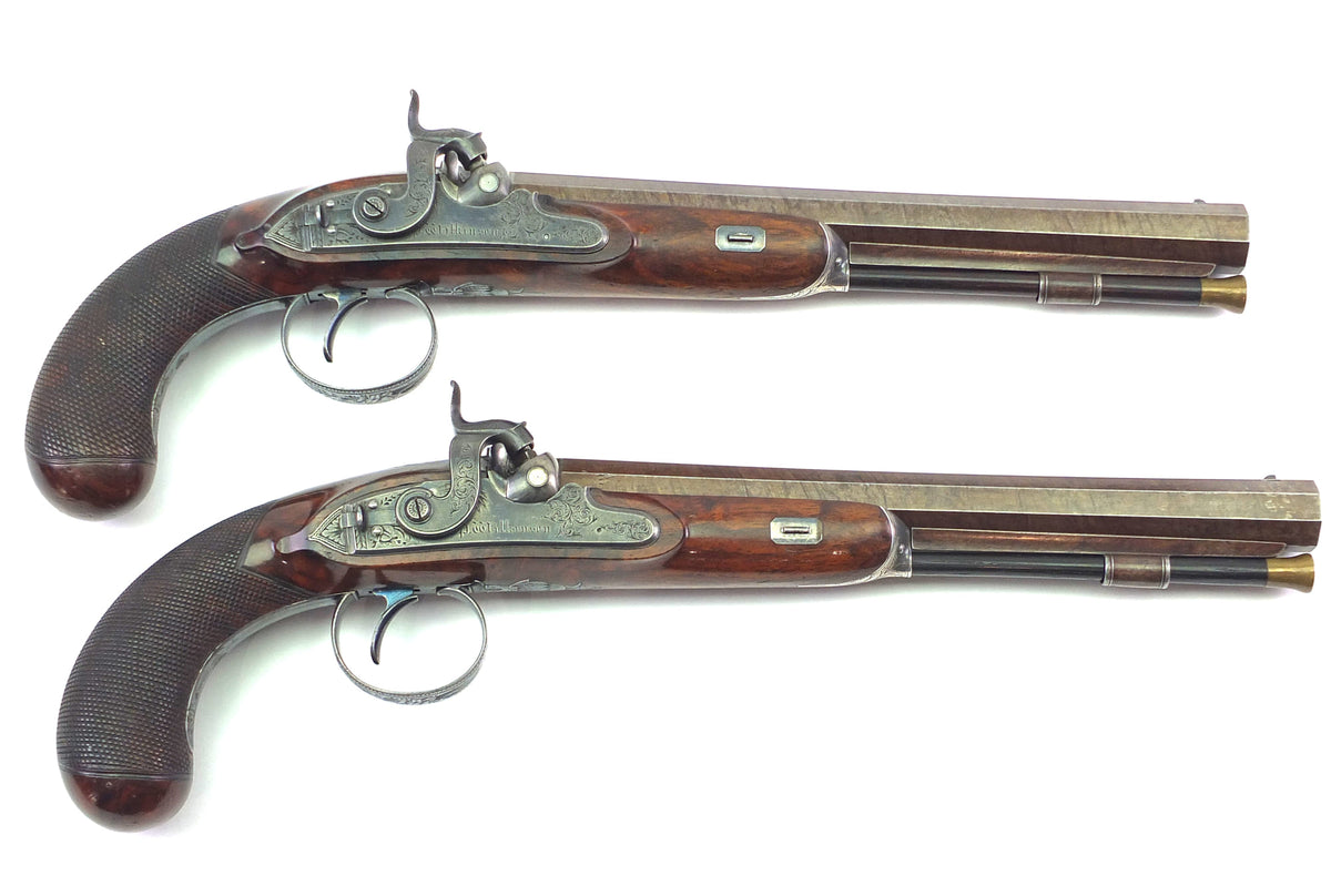 Percussion Duelling Pistols by P Wilkinson Cased Pair. SN 9122 – West ...