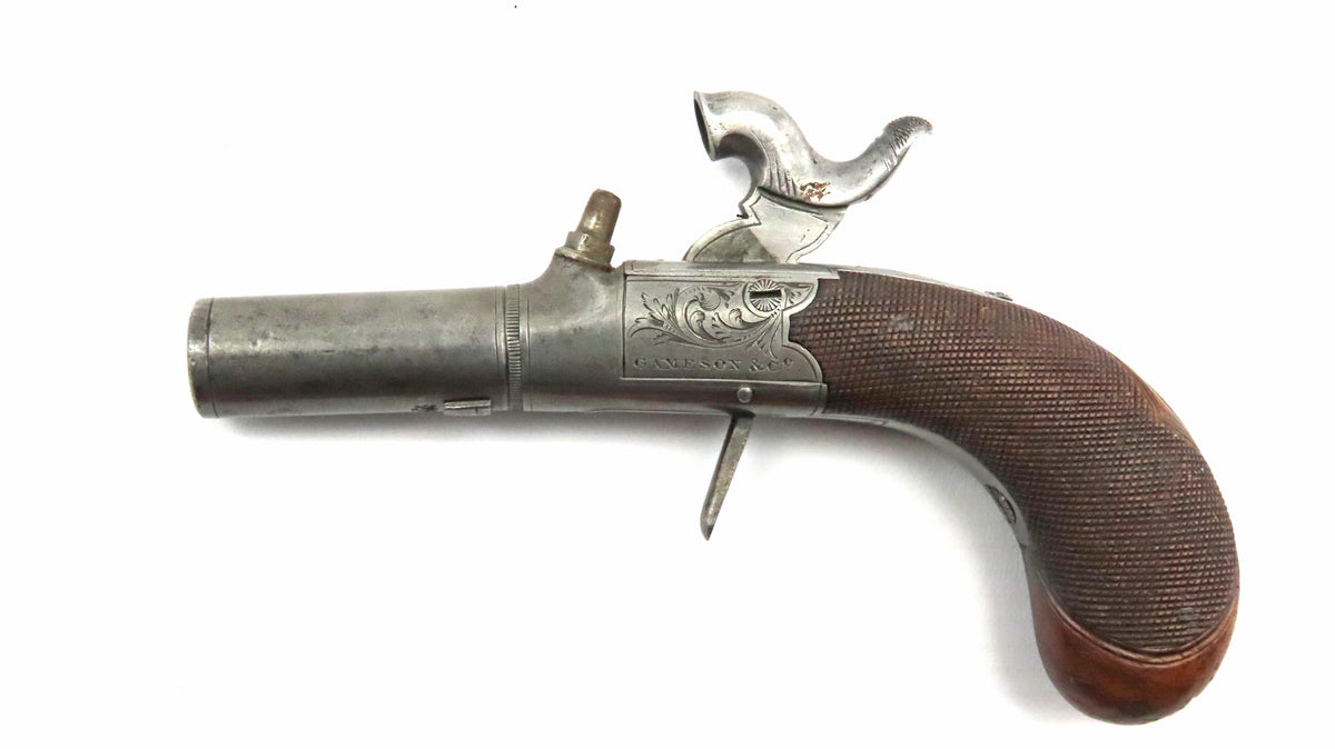 Percussion Muff Pistol by Gameson. Ref X3393 – West Street Antiques