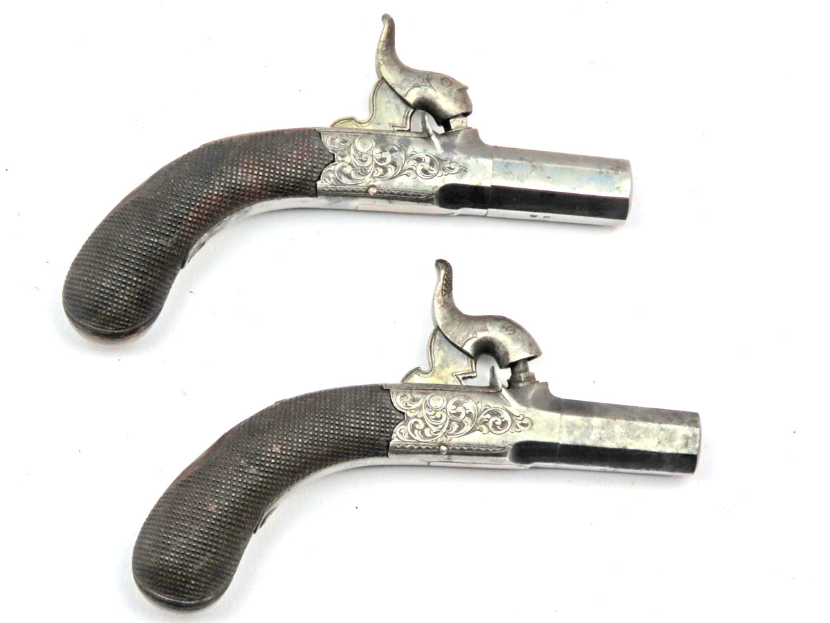 Cased Percussion Muff Pistols, Rare Very Small Pair. Ref 9186 – West ...