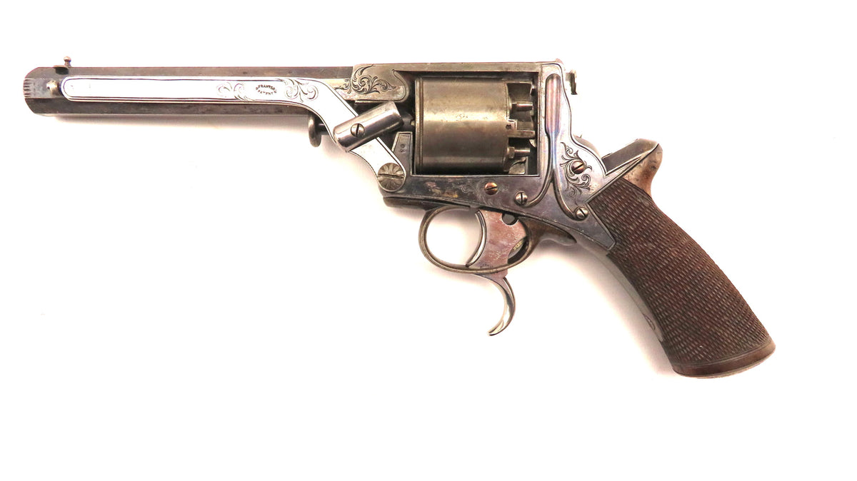 54 Bore Third Model Percussion Tranter Revolver by Wilkinson. Ref X351 ...