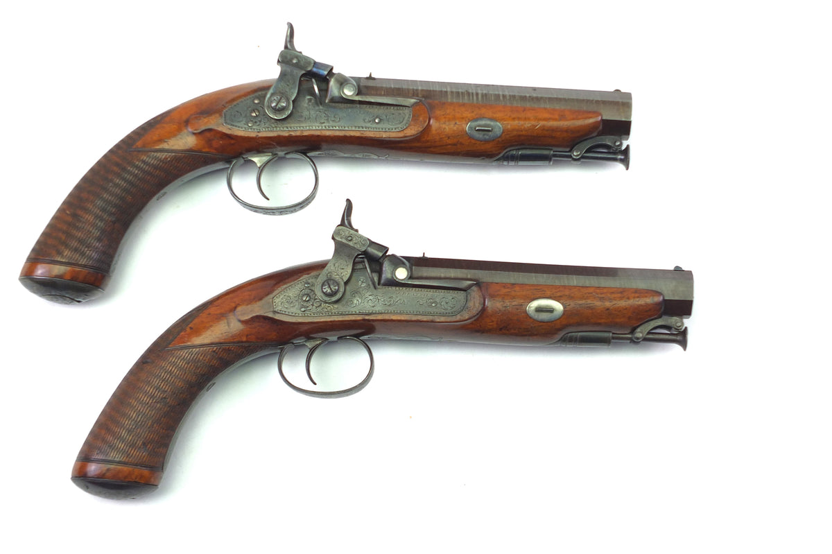 Percussion Travelling Pistols by Beattie, Fine Pair. SN X3226 – West ...
