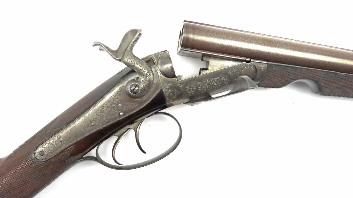 Pinfire Double Barrel Sporting Gun by Wiggan & Elliott. Ref 9257 – West ...
