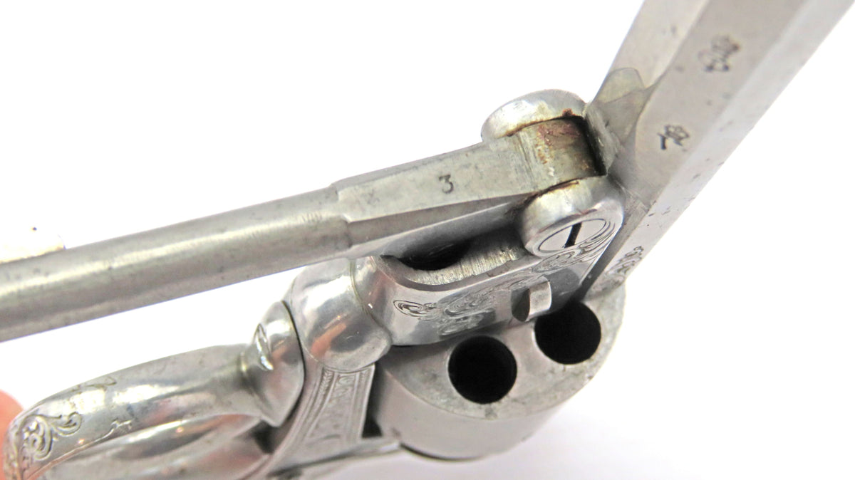 Pryse & Cashmore Deluxe Self Cocking Percussion Revolver, Cased very r ...