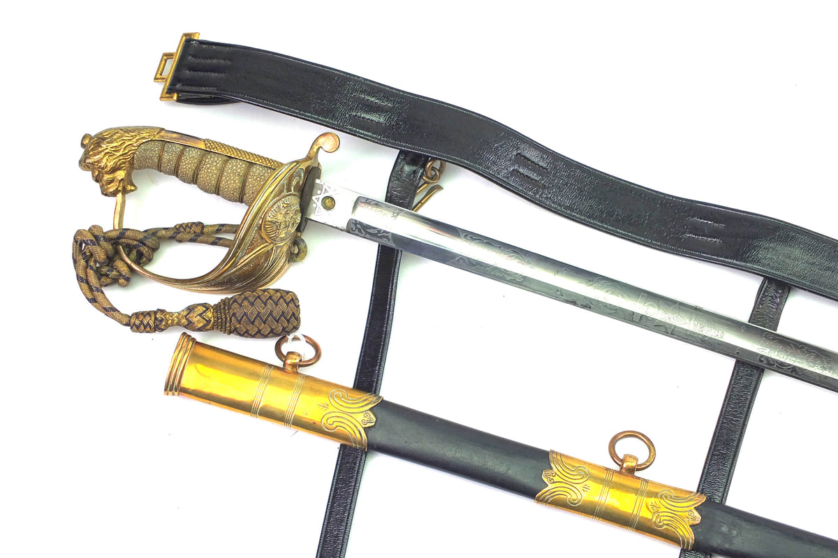 Royal Indian Marine Officers 1827 Pattern Sword, Rare. SN X3110 – West ...