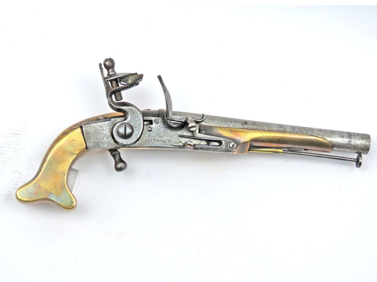 Scottish All Metal Military Flintlock Pistol by Murdoch. Ref X3275 ...
