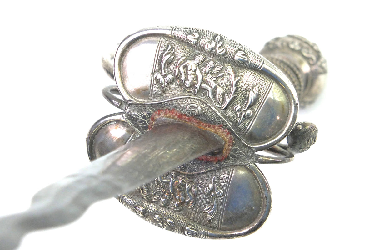 English Silver Hilted Small Sword, Rare. SN 9131 – West Street Antiques