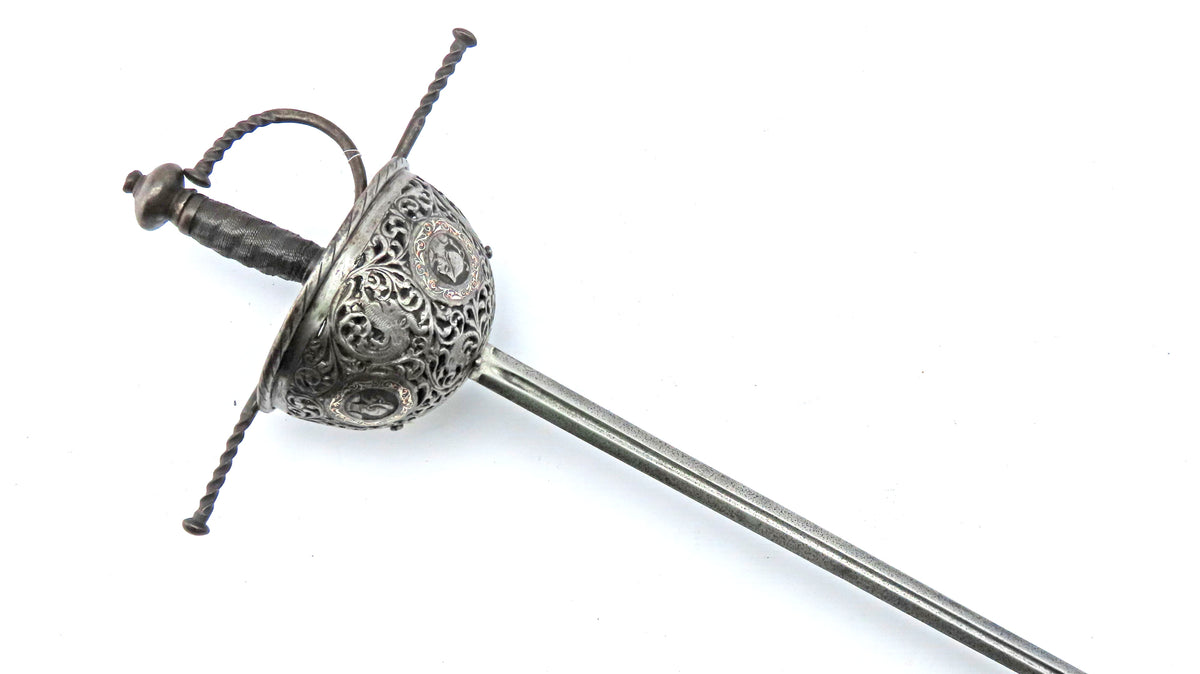 Fine Spanish Cup Hilt Rapier. Ref X3407 – West Street Antiques
