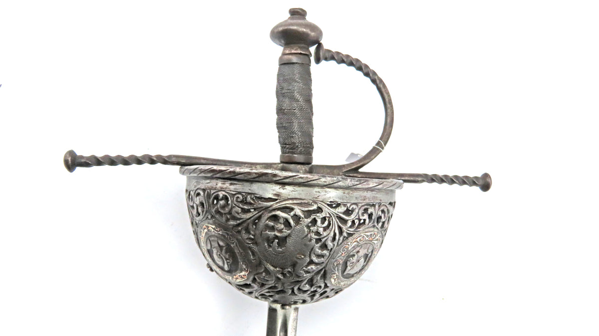 Fine Spanish Cup Hilt Rapier. Ref X3407 – West Street Antiques