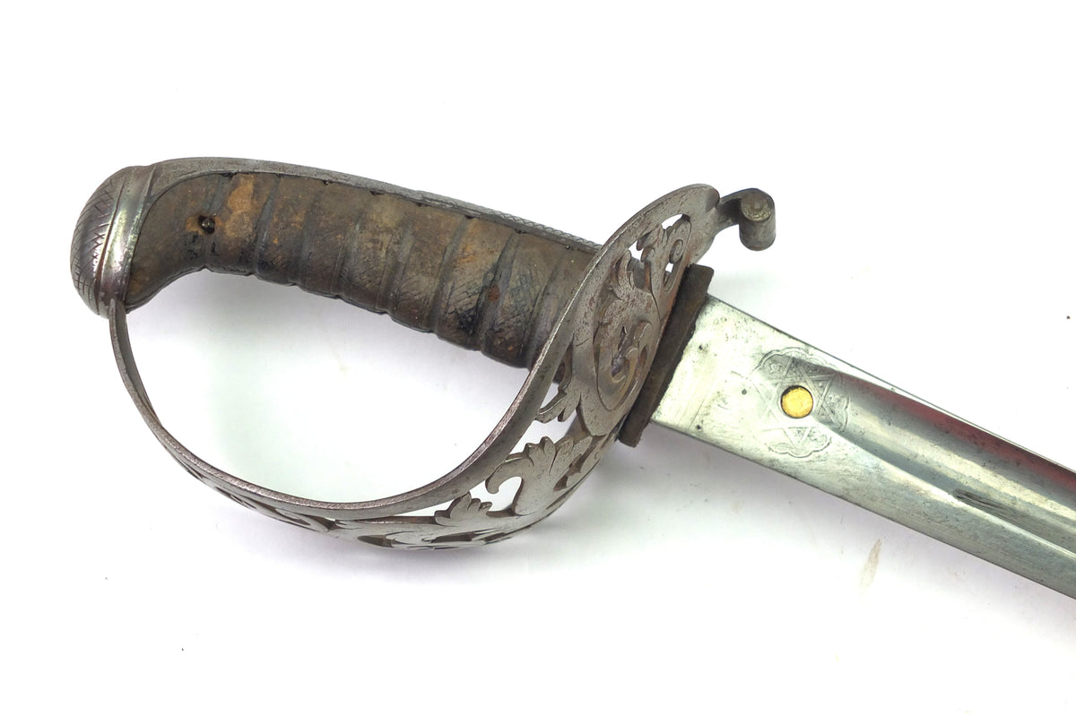 Early Wilkinson Scroll Hilt Sword. SN X3198 – West Street Antiques