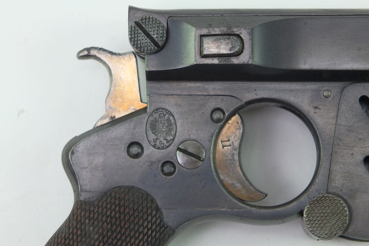 Bergmann No. 3/1896 Self-loading Pistol, rare. SN X1984 – West Street ...