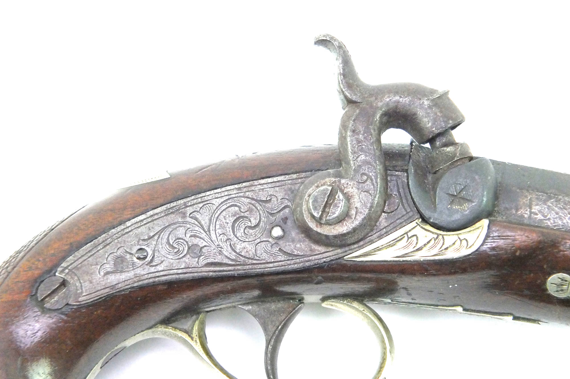 Percussion Derringer Pocket Pistol 5 ¾”. SN 8851 – West Street Antiques