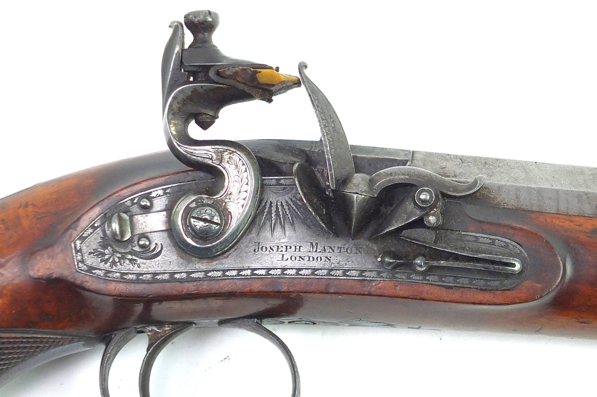 Flintlock Duelling Pistol by Joseph Manton, rare. SN 8946 – West Street ...