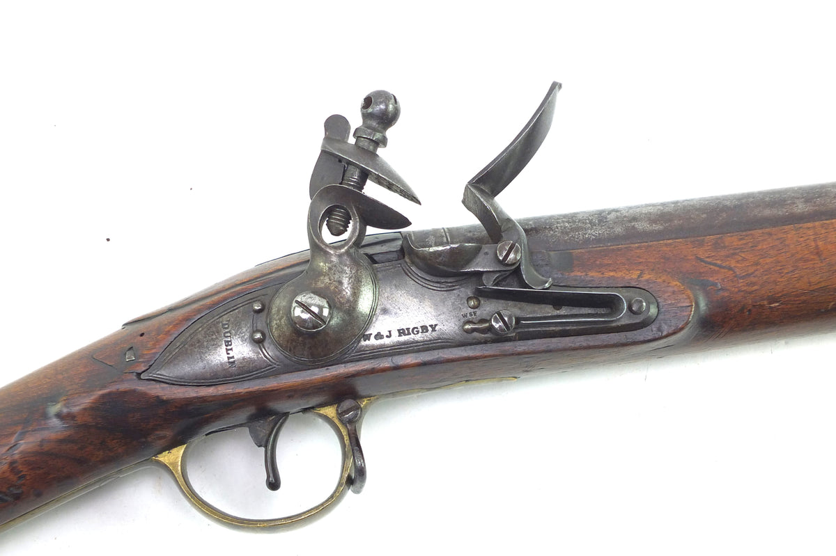 Flintlock Musket by W & J Rigby, Volunteer India Pattern. SN 8938 ...
