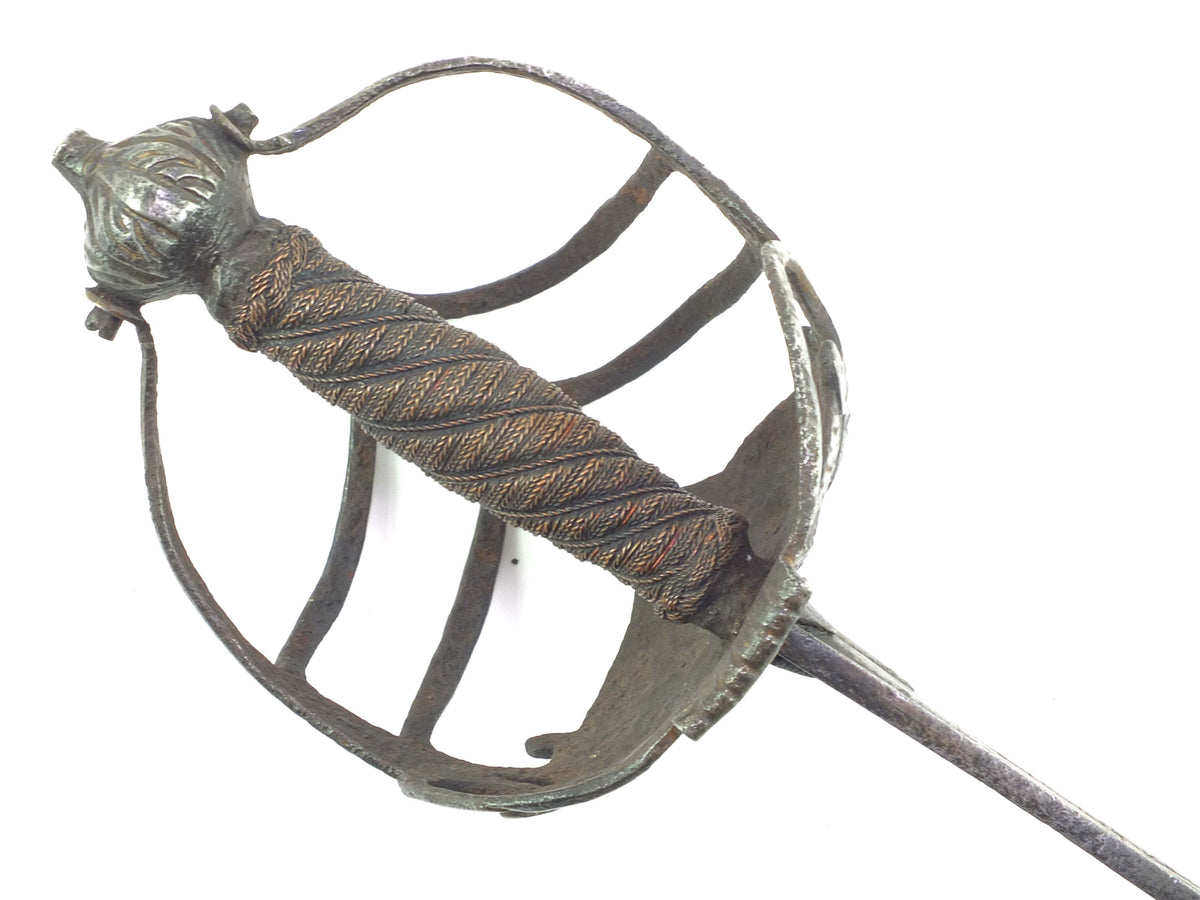 English Mortuary Hilted Backsword marked Andrea Ferara. SN 8743 – West ...