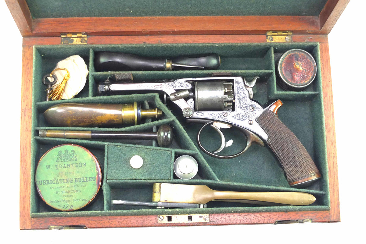 Percussion Tranter Revolver 120 Bore 5 Shot 4th Model, rare. SN 8970 ...