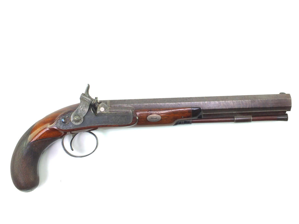 A Cased Pair of Percussion Duelling Pistols by Joseph Manton. SN 8740 ...