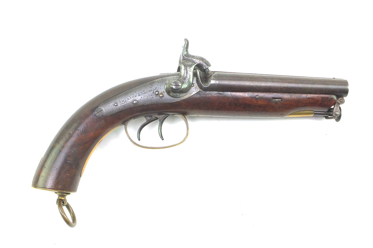Officers Double Barrelled Percussion Howdah Pistol . SN X2035 – West ...