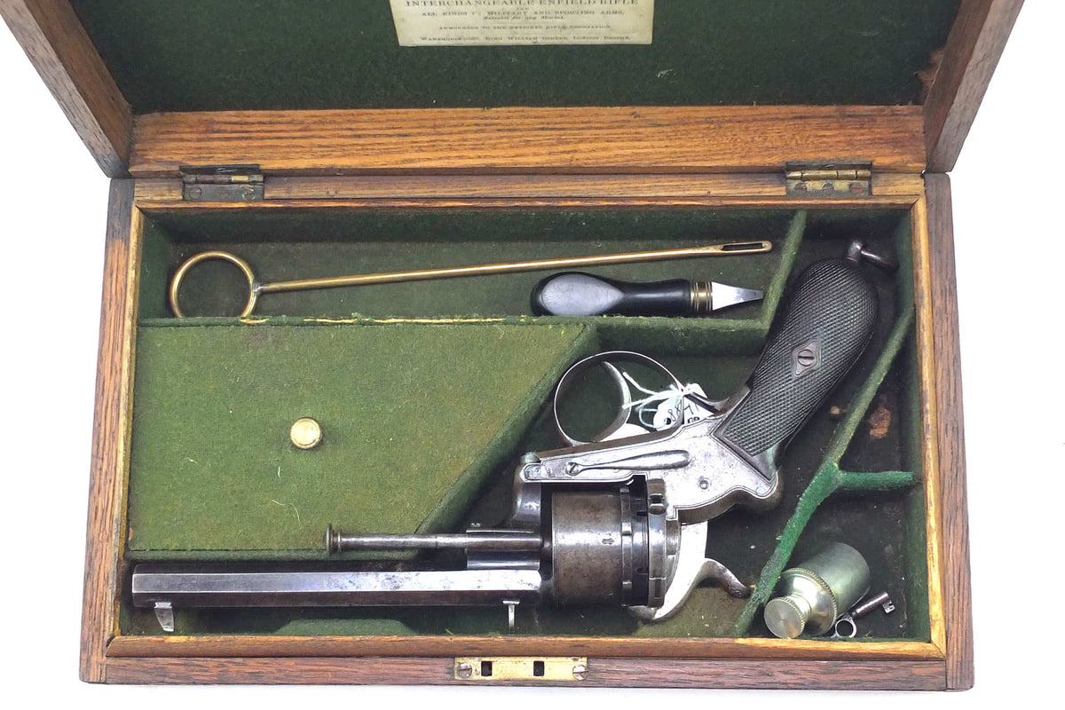 Pinfire 11mm Lefaucheux Revolver Retailed by the London Armoury Compan ...