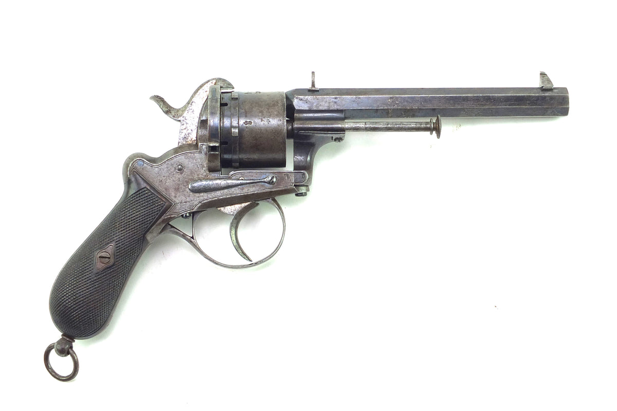 Pinfire 11mm Lefaucheux Revolver Retailed by the London Armoury Compan ...