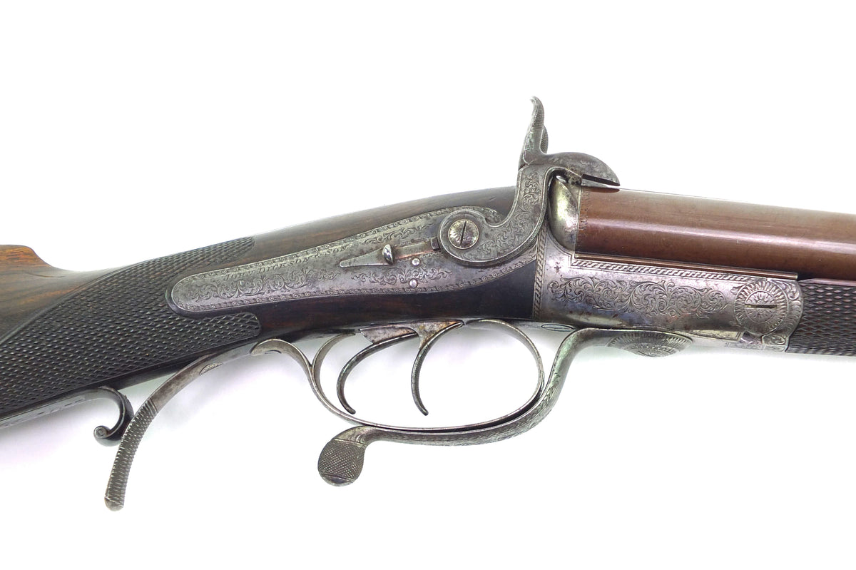 Pinfire Double Rifle by John Dickinson & Son of Edinburgh, very fine ...