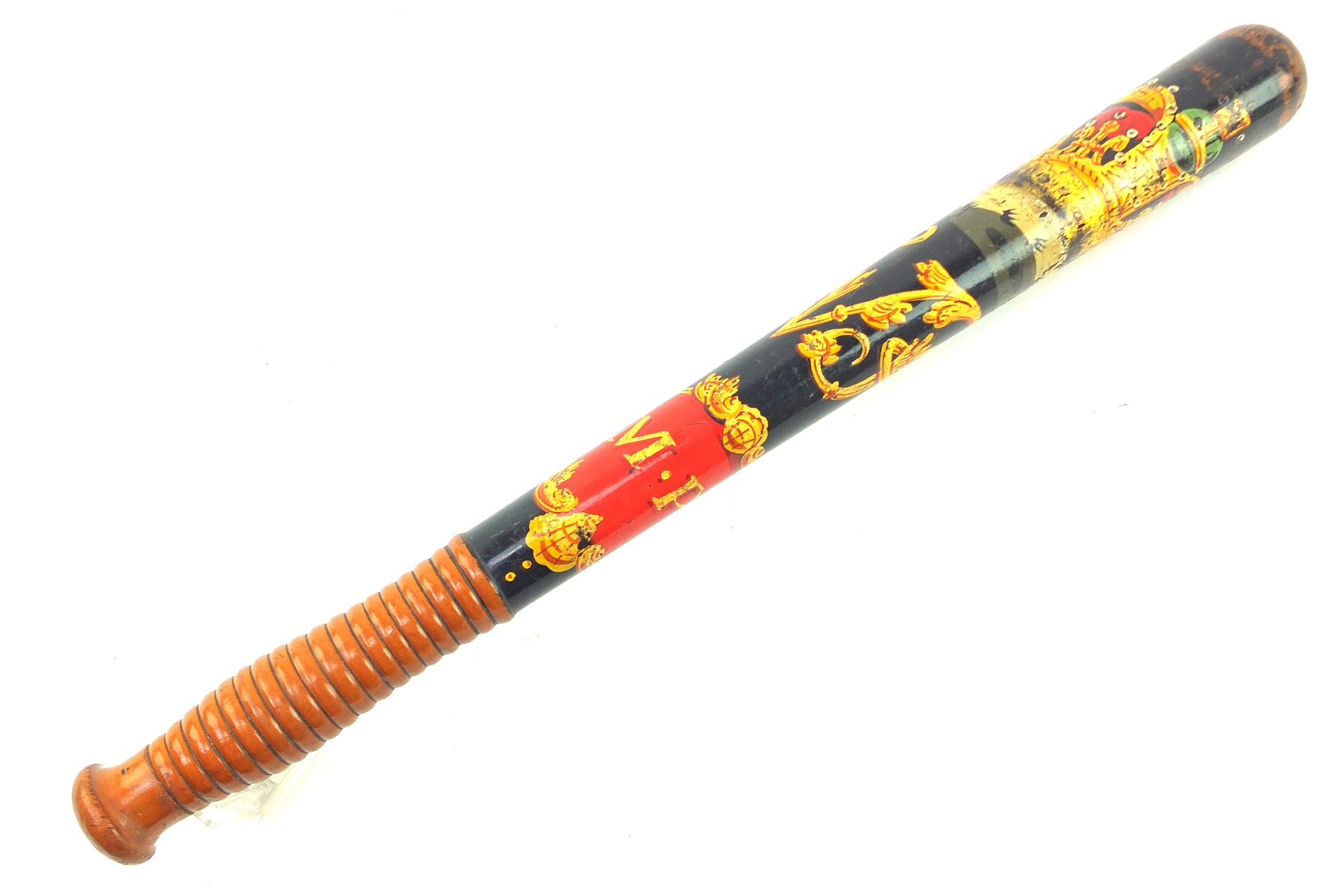 Fine Painted Police Truncheon. SN 8793 – West Street Antiques