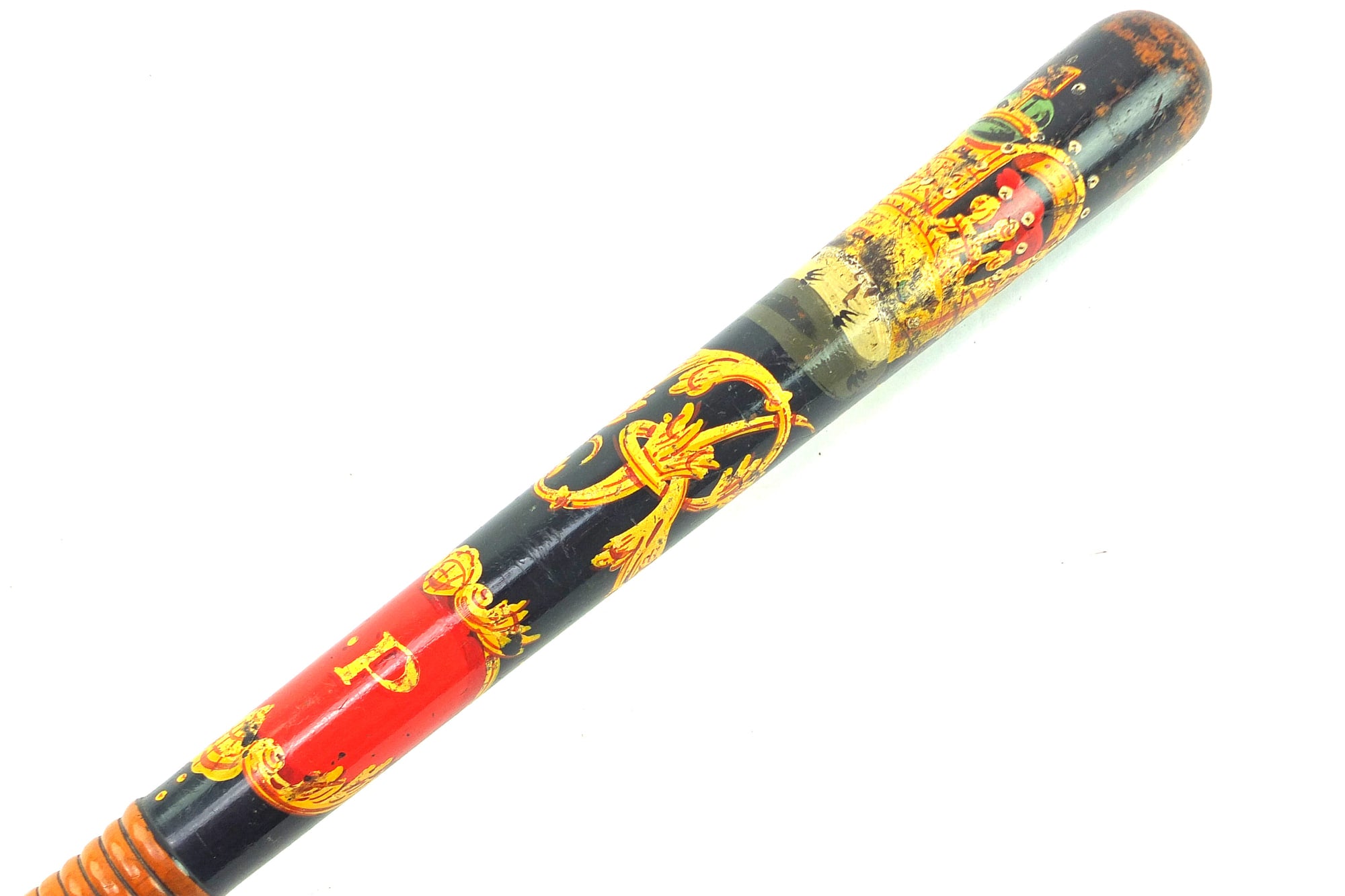 Fine Painted Police Truncheon. SN 8793 – West Street Antiques