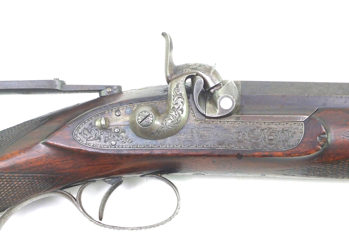 Sporting Match Percussion Rifle .451 by John Dickson & Son with Barrel ...